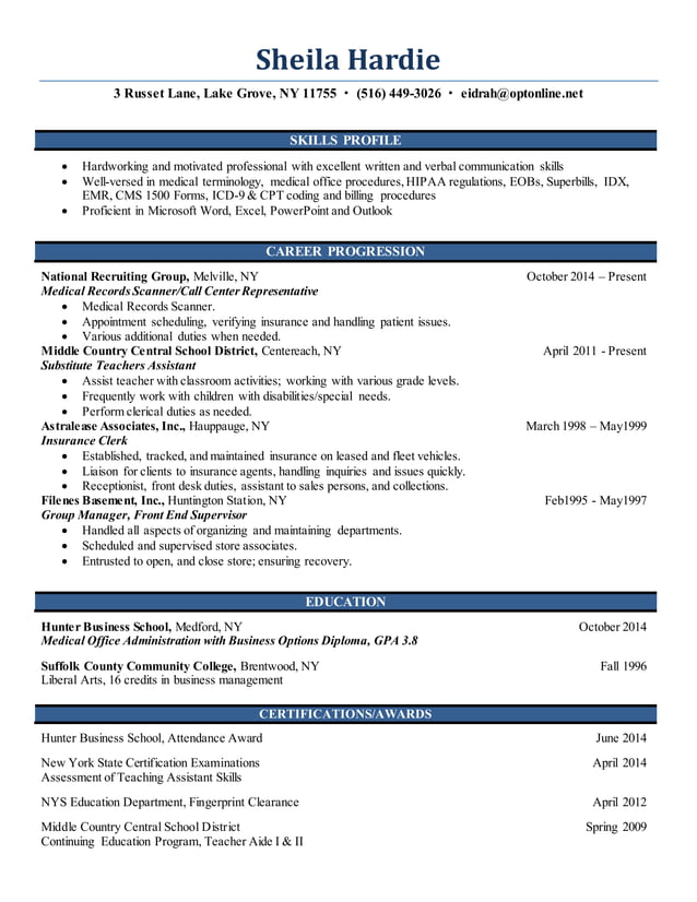 sheila resume | PDF