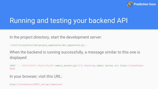 Build Android App using GCE & GAE | PPT
