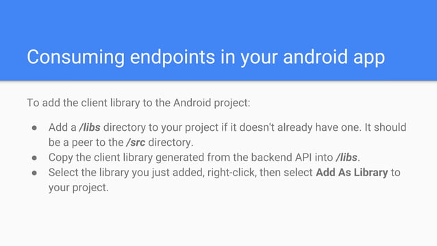 Build Android App using GCE & GAE | PPT