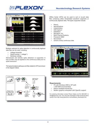Plexon Capabilities | PDF | Digital Audio | Computer Software and ...