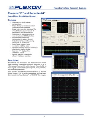 Plexon Capabilities | PDF | Digital Audio | Computer Software and ...