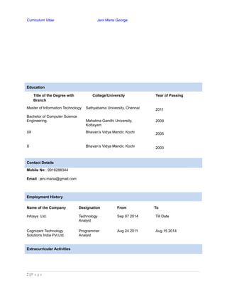 JeniMariaGeorge_Resume_DotNet