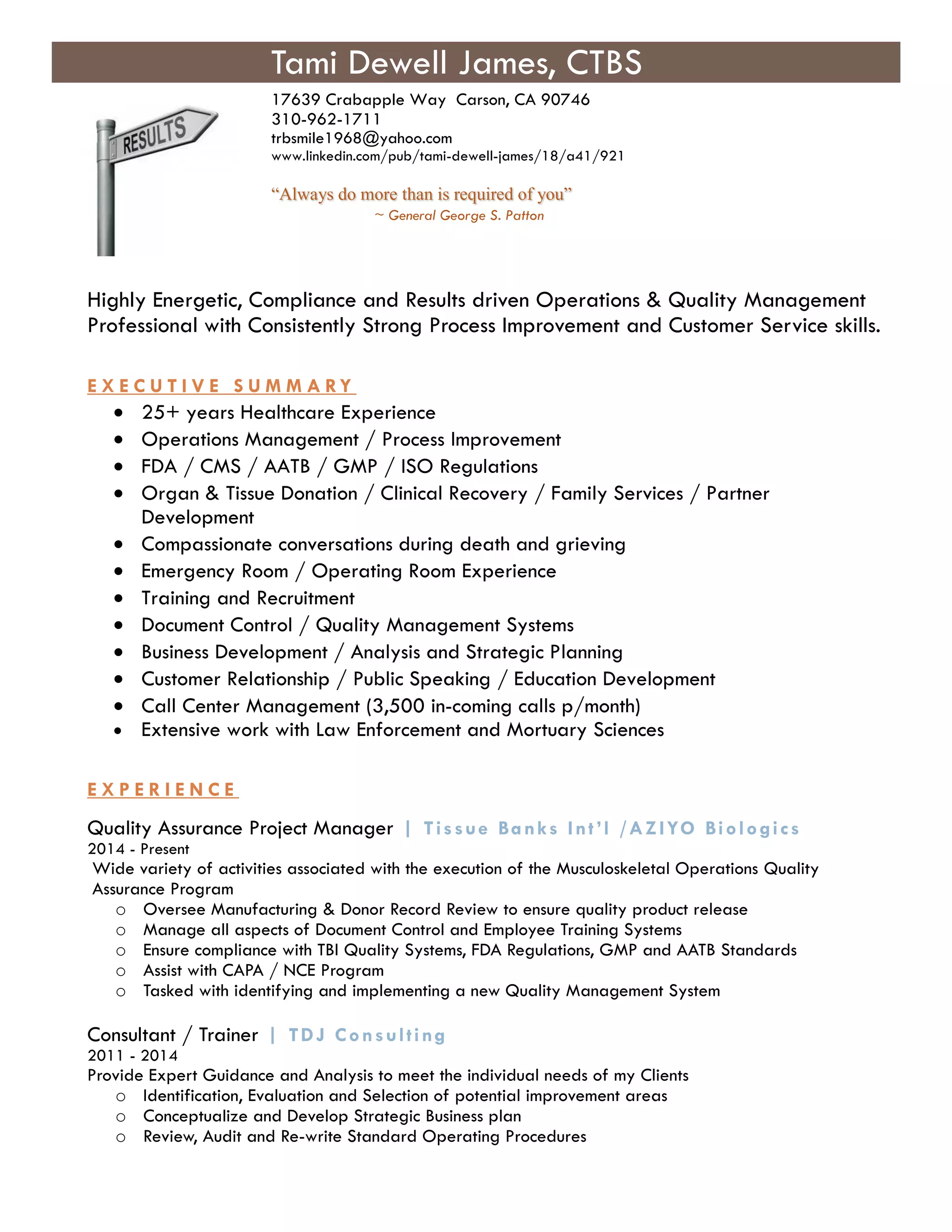 Tami D James Resume | PDF