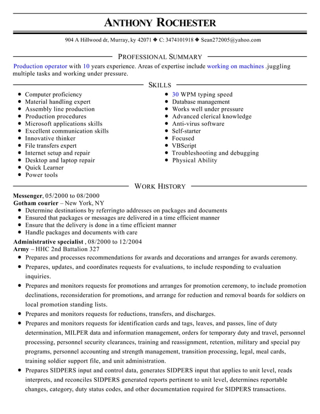 Anthony Rochester Resume 1.PDF | Computer Software and Applications ...