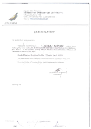 authenticated certificate | PDF