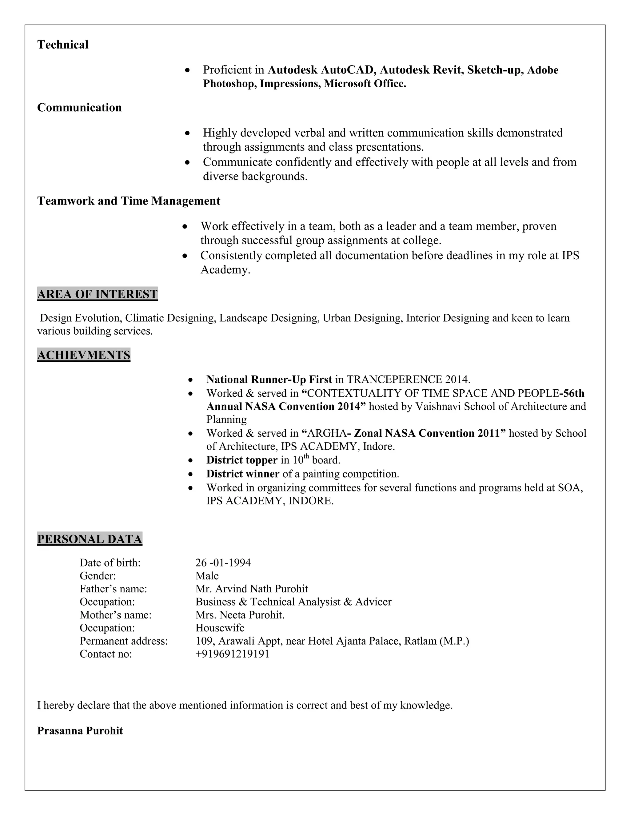 RESUME | PDF