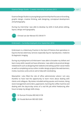 CV - Sharlien Prinsloo | PDF