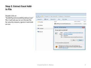 How to Synchronize Excel with SharePoint Online | PPTX