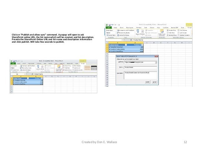 How to Synchronize Excel with SharePoint Online