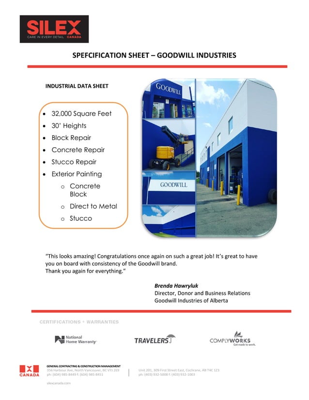 Silex - Industrial - Goodwill | PDF