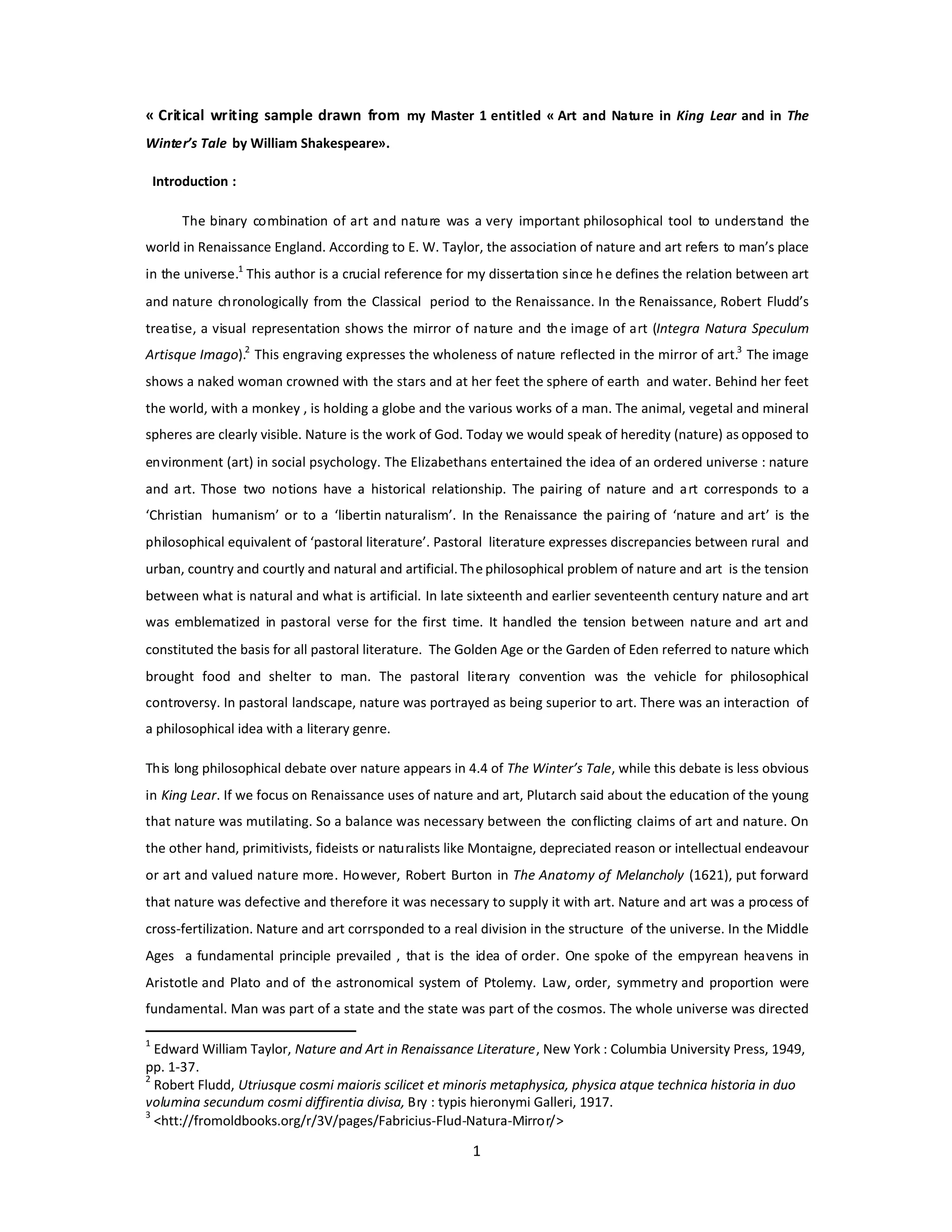 Writing Sample | PDF