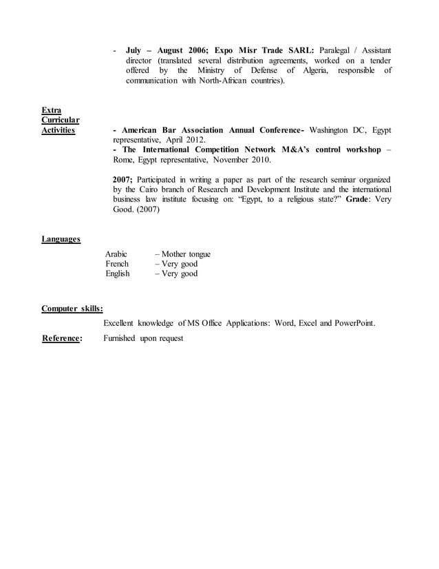 Radwa Saleh - Resume | PDF
