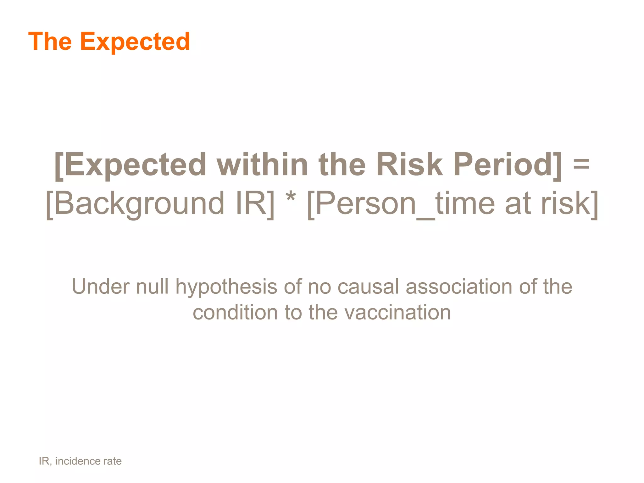 Observed versus expectedanalyses_FINAL_ISPE2014 | PPT