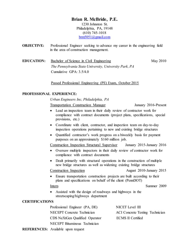 Brian McBride - Resume | PDF