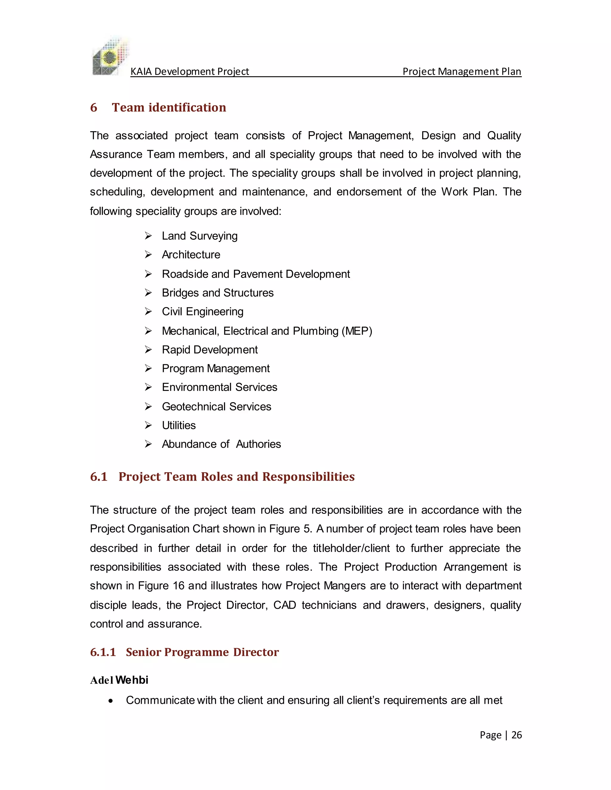 KAIA Project Management Plan[1] | DOCX