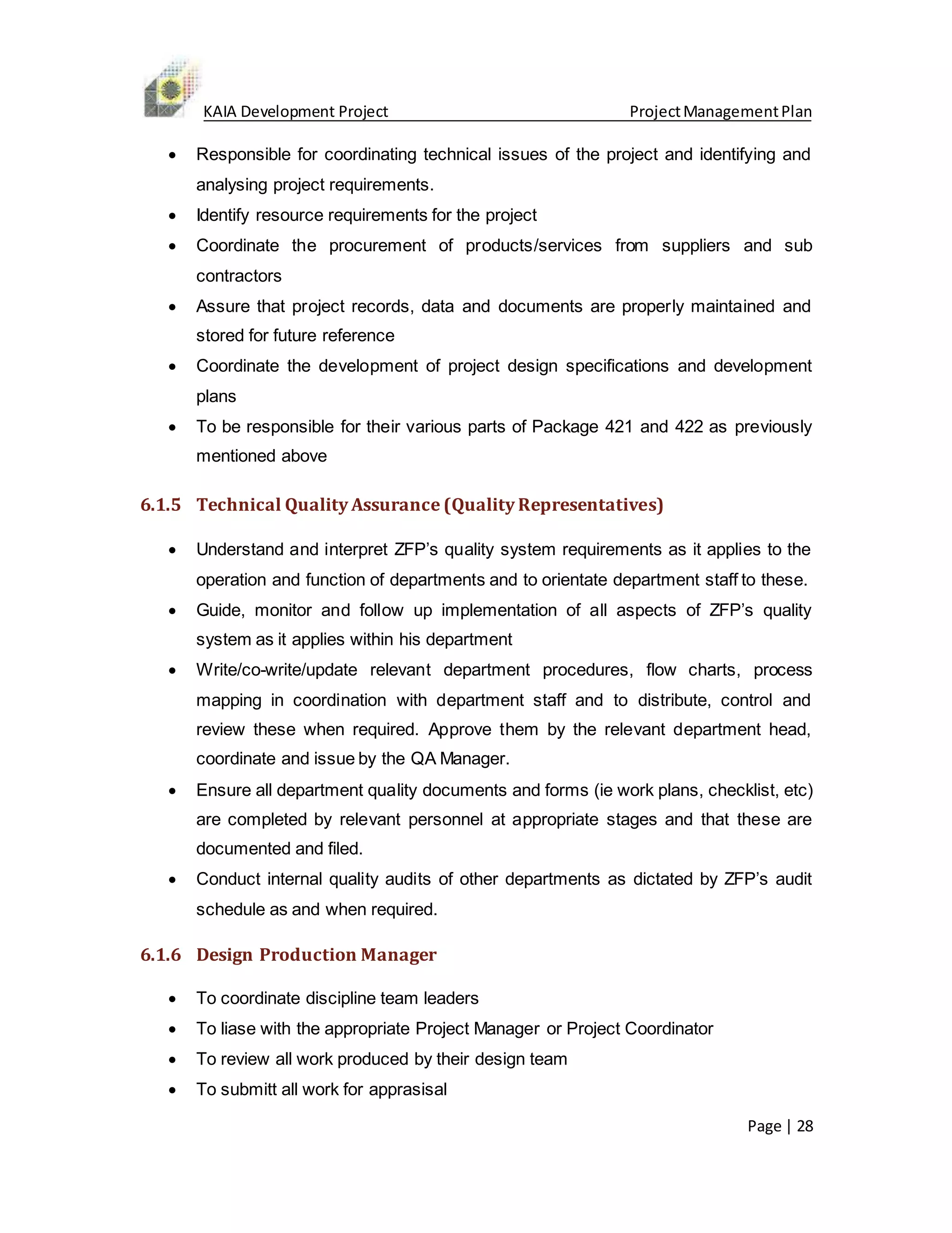 KAIA Project Management Plan[1] | DOCX