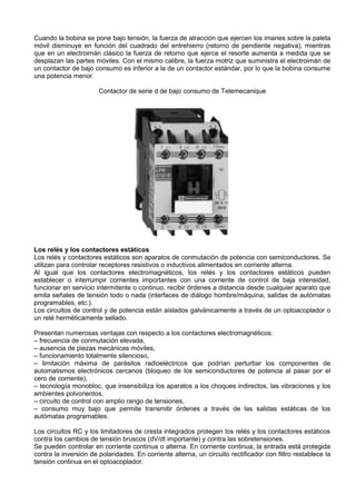 el contactor electromagnético | DOC