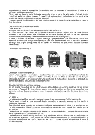 el contactor electromagnético | DOC