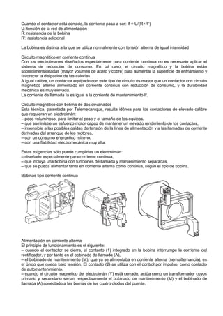 el contactor electromagnético | DOC