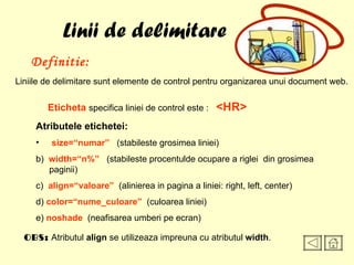 0elemente utilizate in_documentele_html | PPT