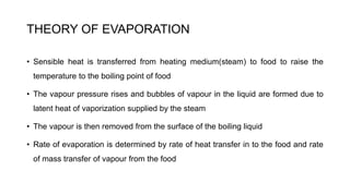 EVAPORATION AND CONCENTRATION OF FOOD.pptx