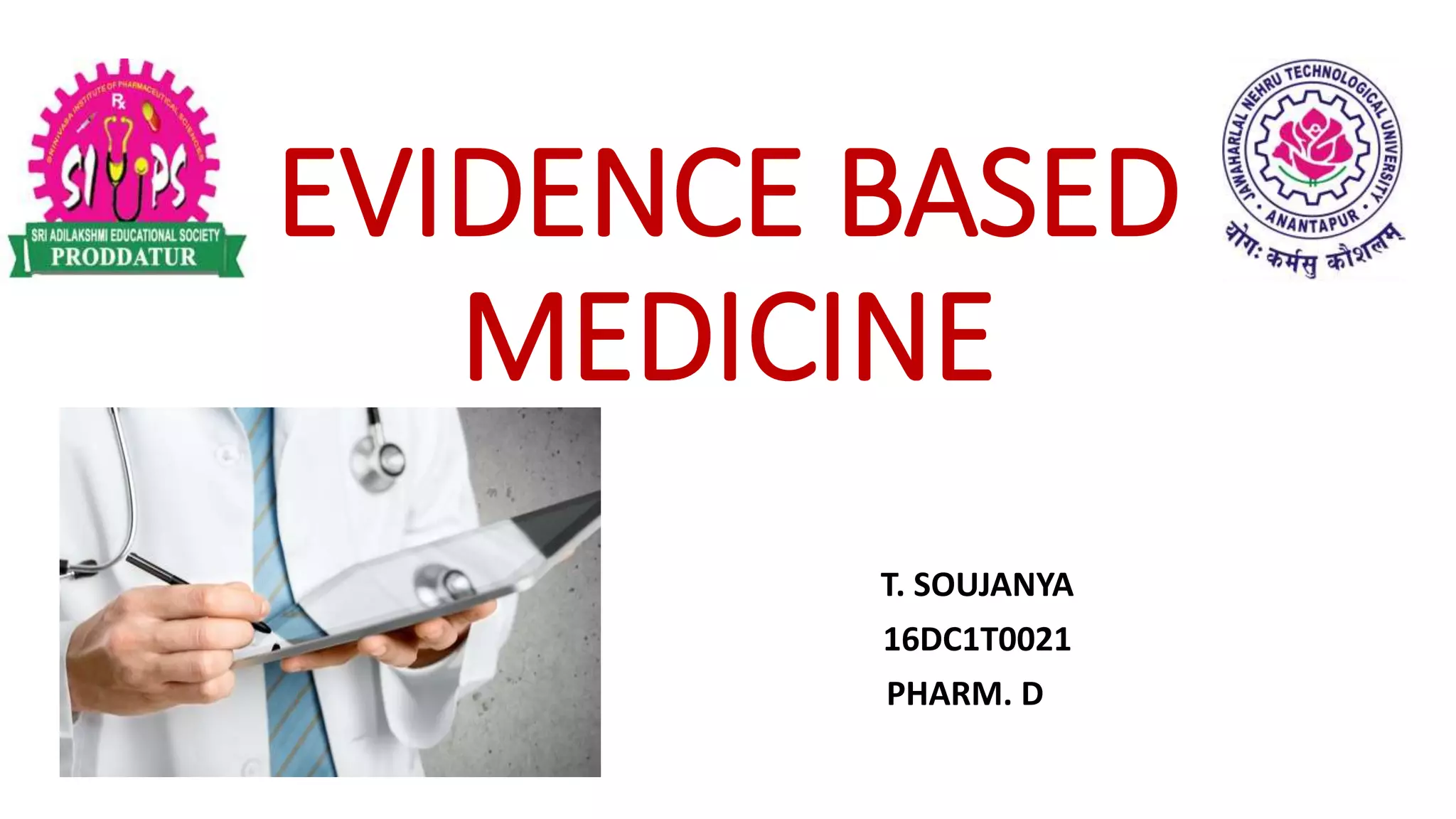 Evidence based medicine | PPTX