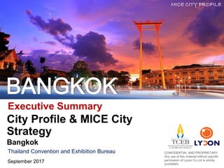 Bangkok MICE City Profile | PDF | Rail Travel | Travel Type