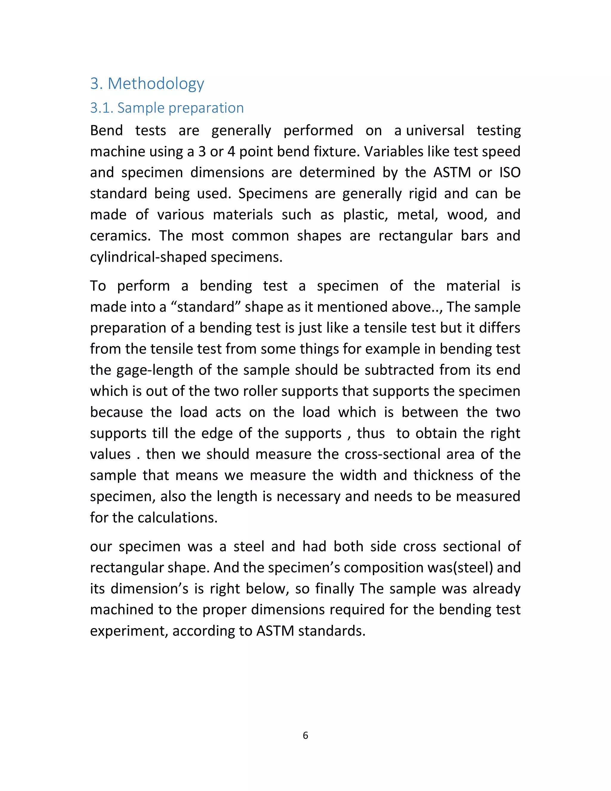 0 exp no.4 bending test experiment | PDF