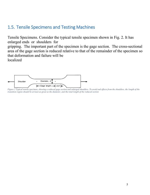 Sample preparation for tensile test 2 | PDF