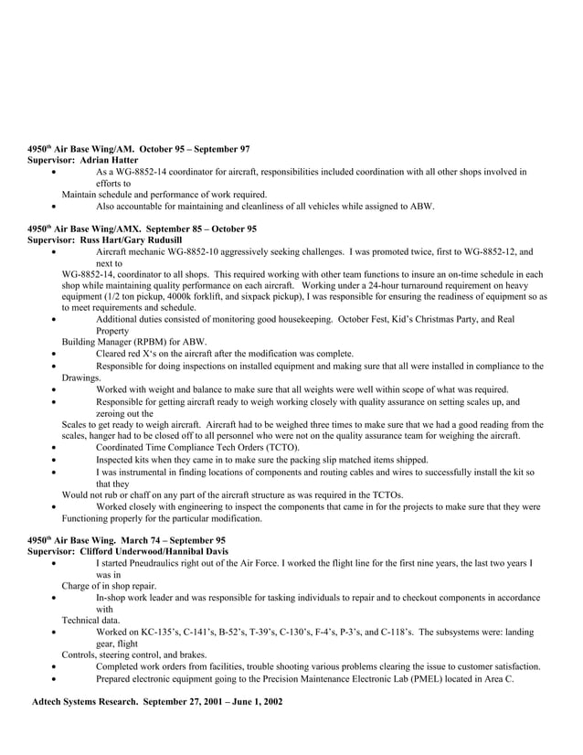 Terry's Resume 5 (003) | PDF