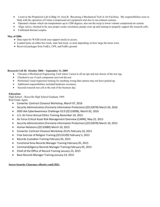 Terry's Resume 5 (003) | DOC