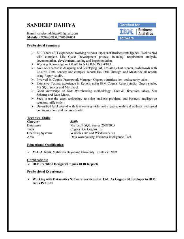 SANDEEP RESUME 7 | DOCX