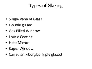 Advanced Engineering Materials - Glazing Design Presentation | PPTX