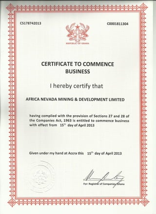 4a. Ghana Business Cert | PDF