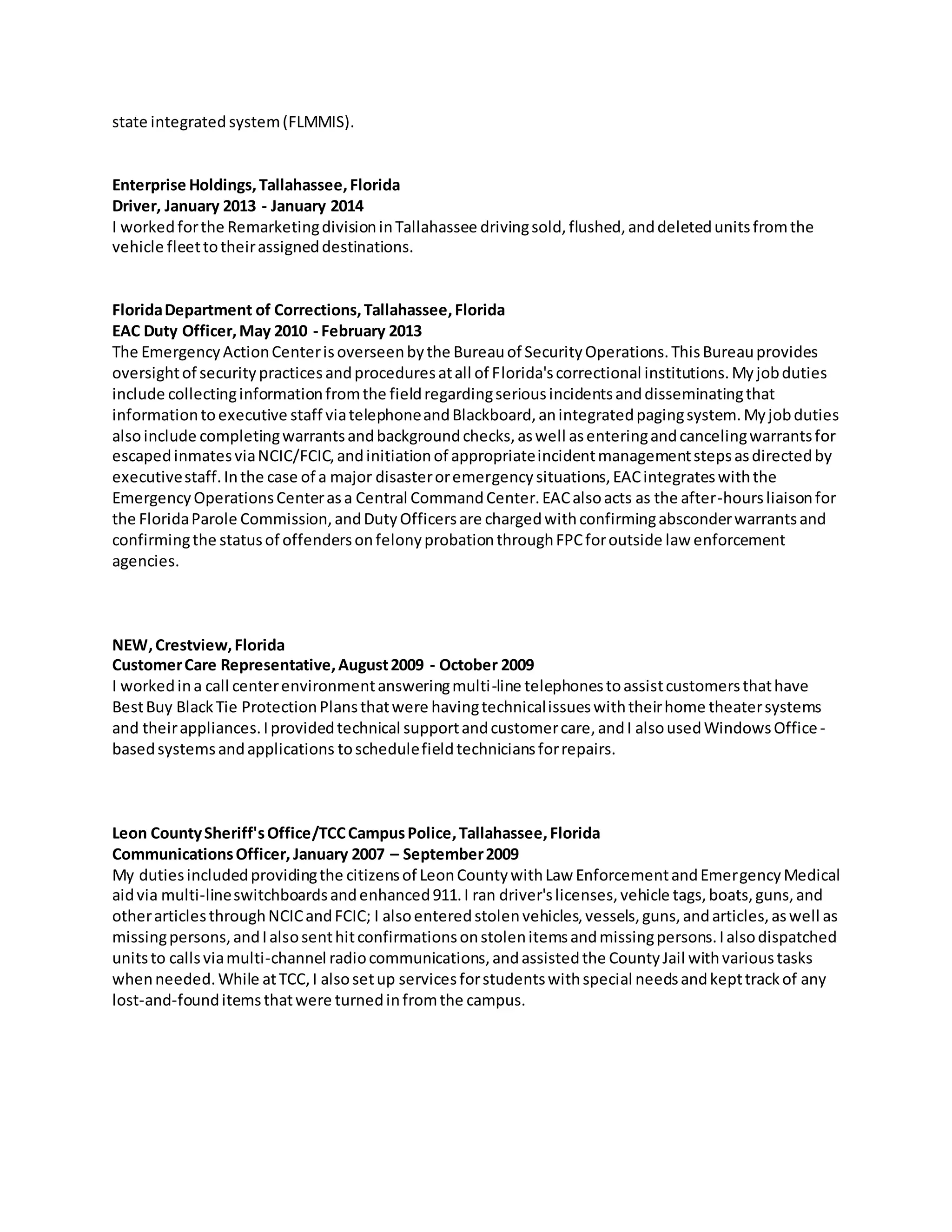 Resume--Kristina Miller | DOCX