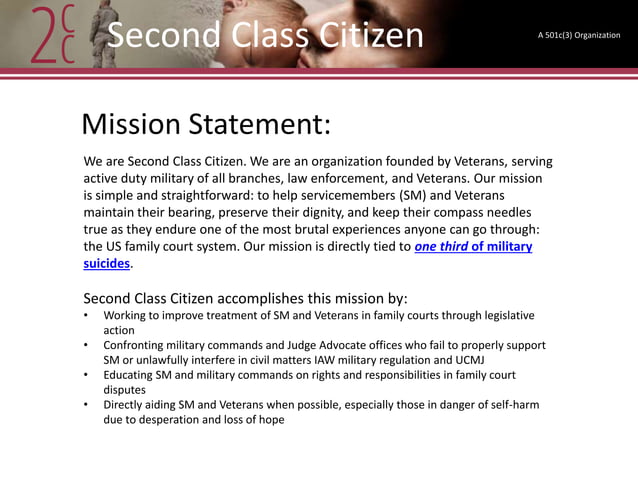 Second Class Citizen | PPT