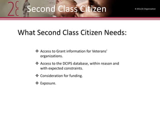 Second Class Citizen | PPT
