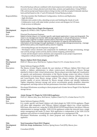 Technical Profile-TejasPatel-UI-Oct2016 | DOC