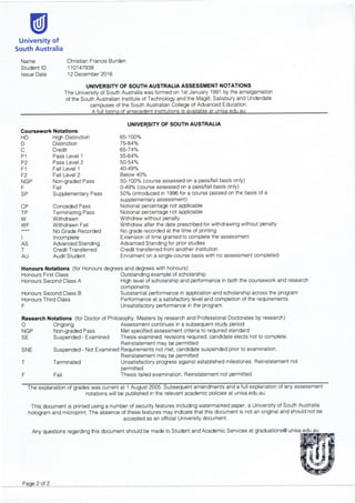 Academic Transcript Official | PDF