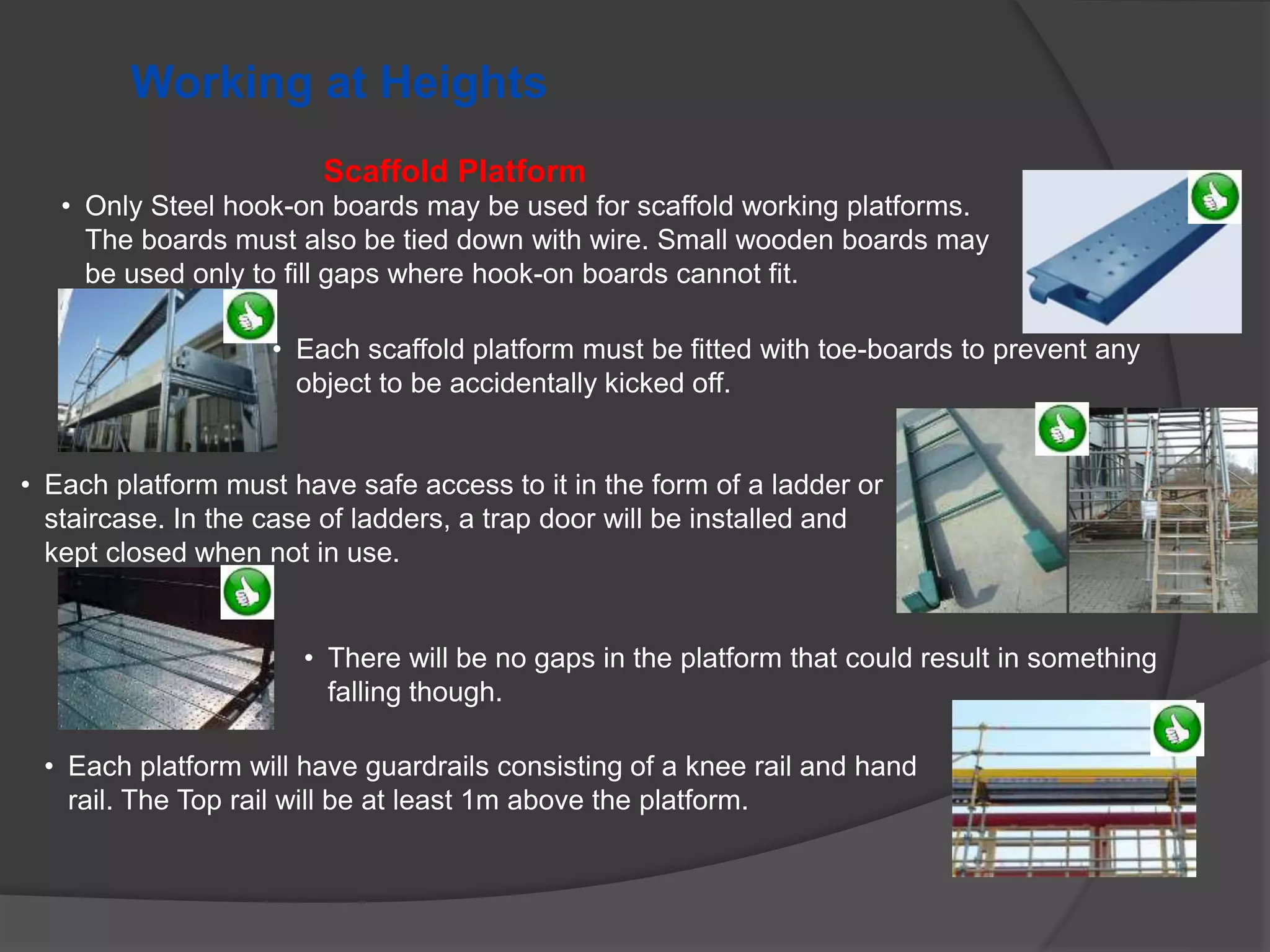Working at Hieght - Scaffold and Grating Platforms | PPSX