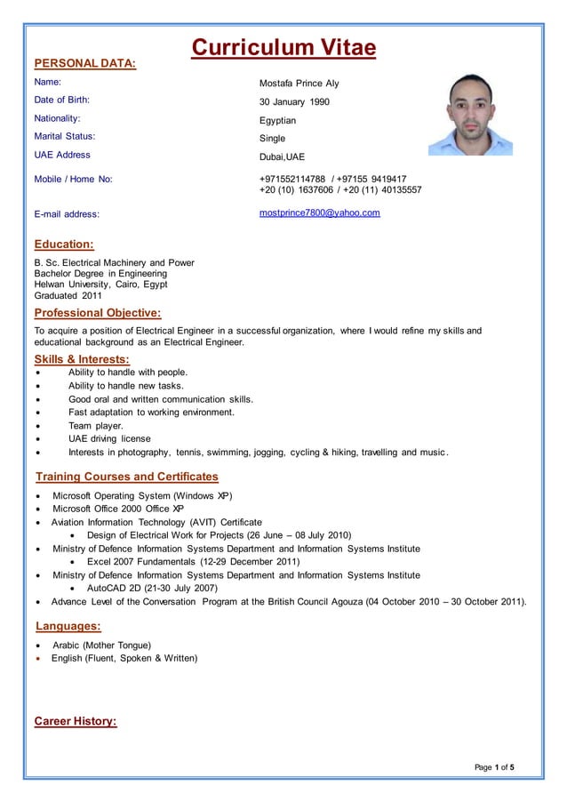 Mostafa CV | PDF