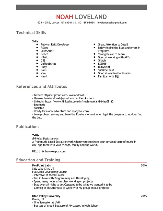 Resume | PDF | Programming Languages | Computing