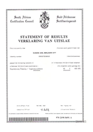 b. National N3 Certificate - Engineering Drawings | PDF