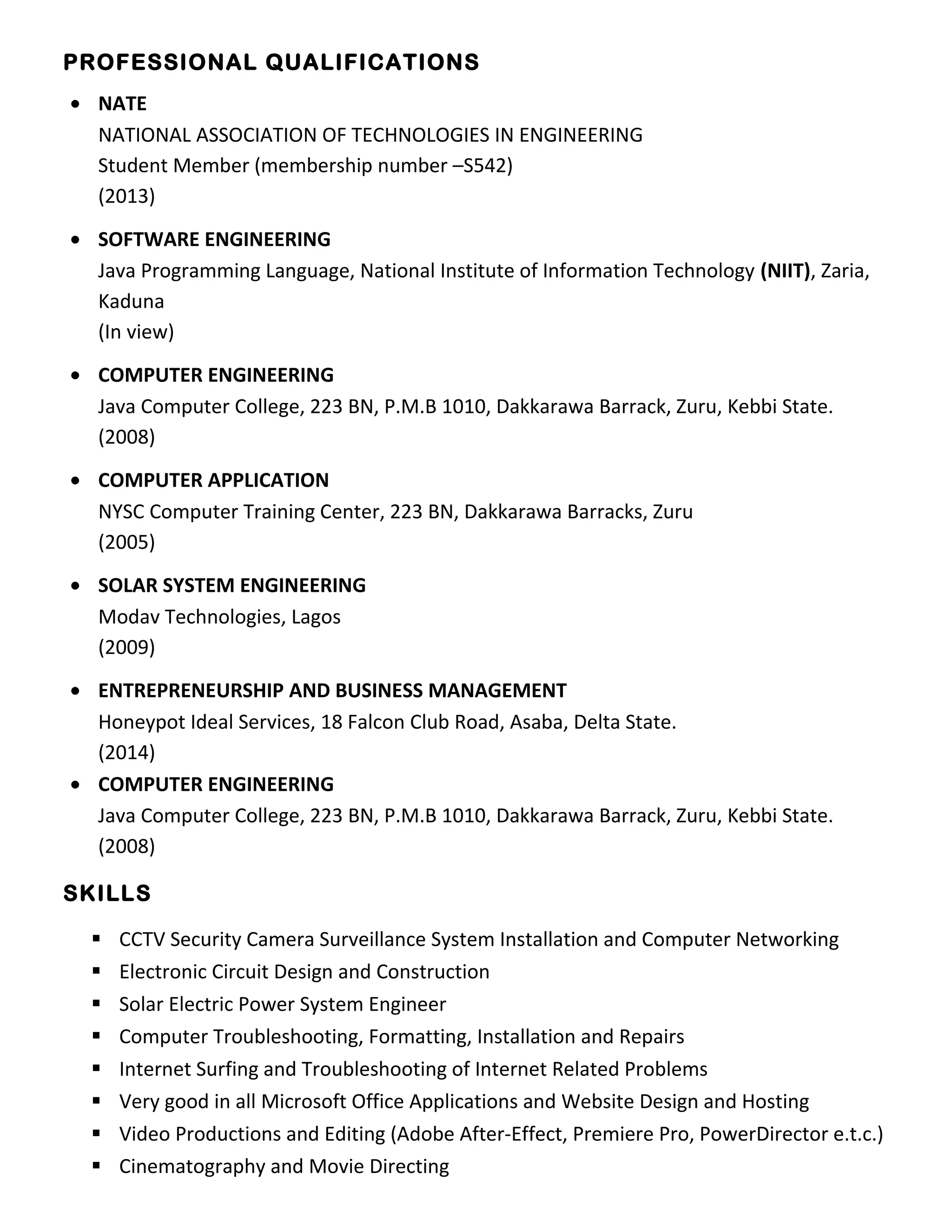 OBINNA ODOH CV EDITED | PDF