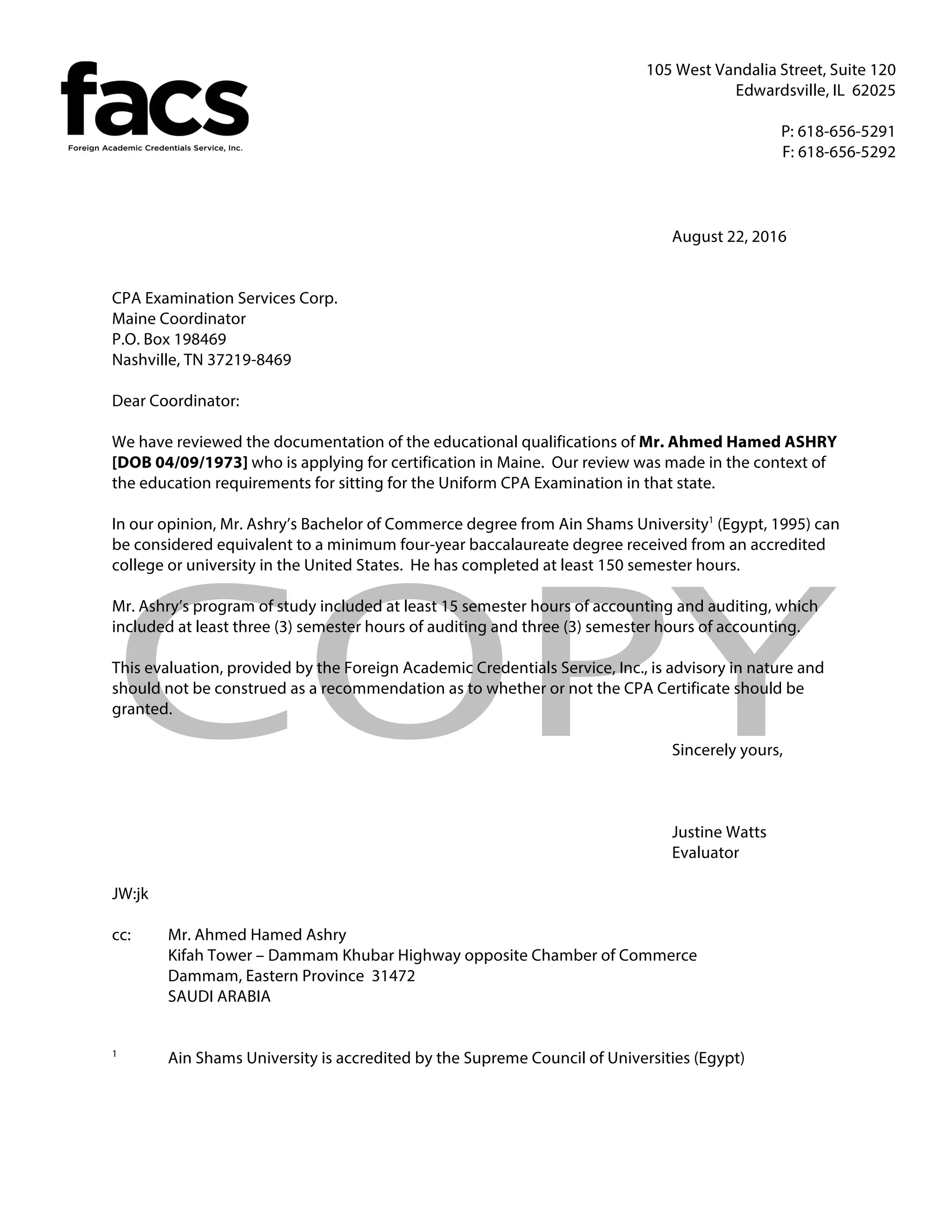 CPA evaluation | PDF
