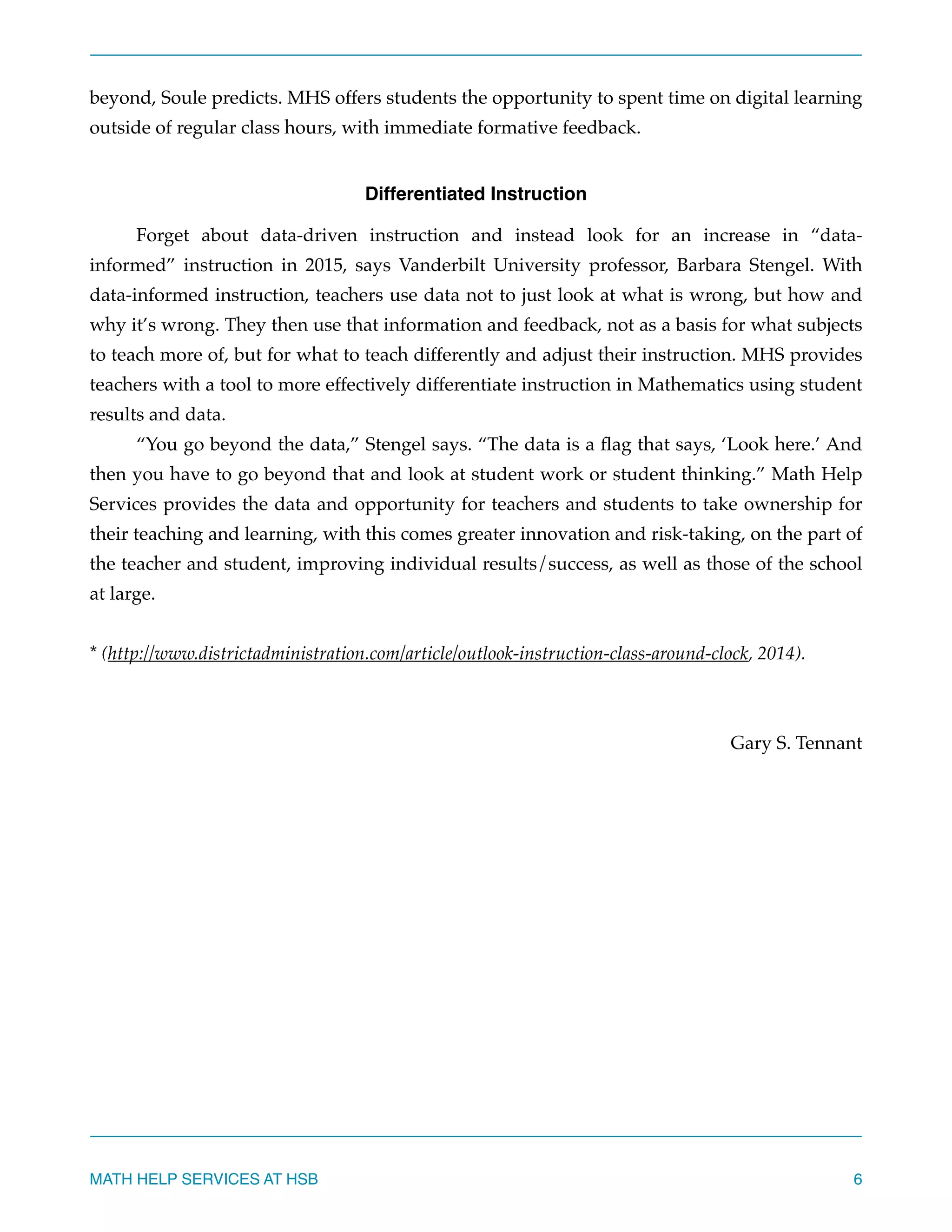 School Report 2 - Mathhelpservices | PDF | Education industry | Industries