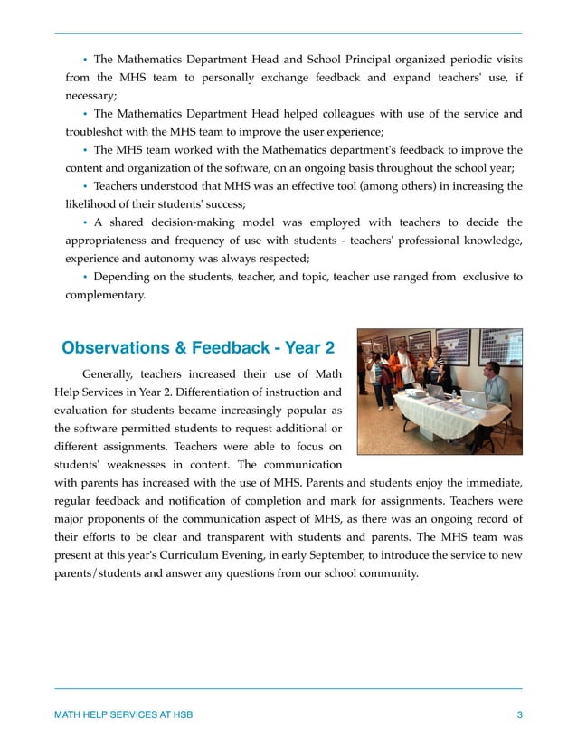 School Report 2 - Mathhelpservices | PDF | Education industry | Industries