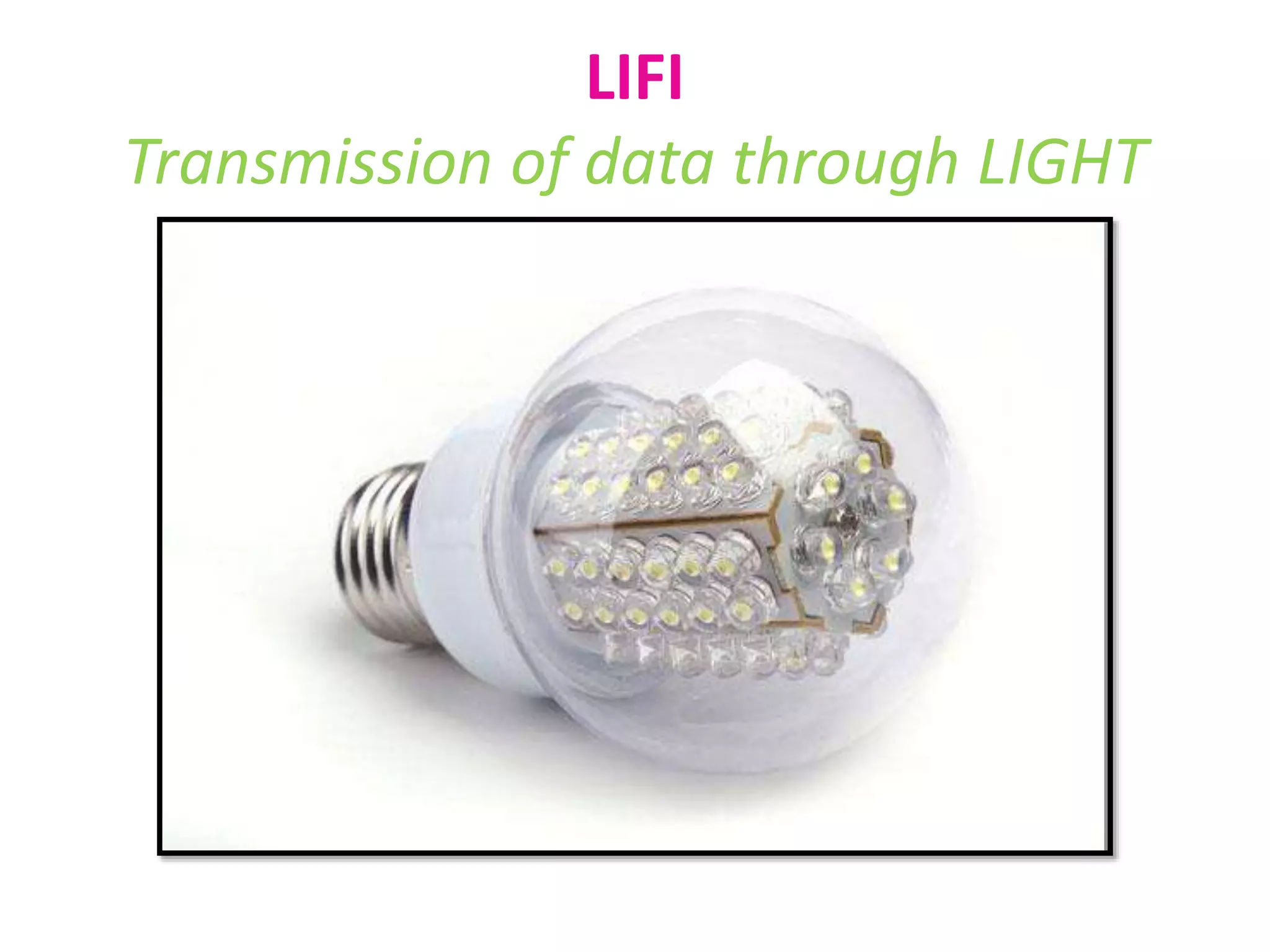 Li-Fi presentation | PPTX