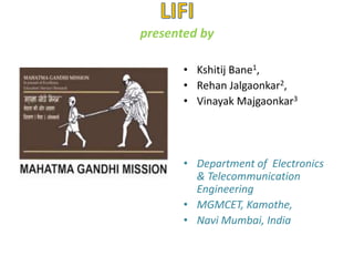 Li-Fi presentation | PPTX