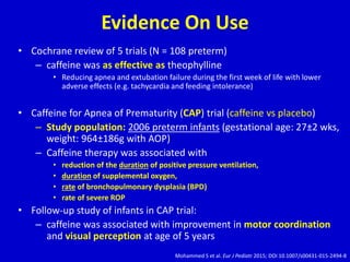 Critical Appraisal High Dose Vs Low Dose Caffeine Citrate in Preterms ...